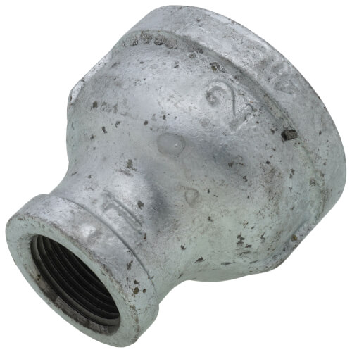 GVC200-100C - Bluefin GVC200-100C - 2" x 1" Galvanized Malleable Reducing Coupling