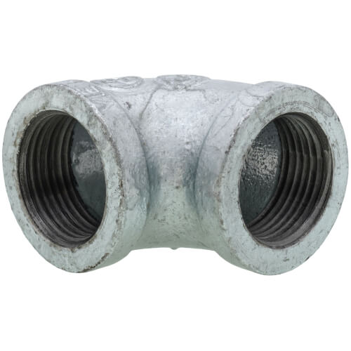 GVE100C - Bluefin GVE100C - 1" Galvanized Malleable 90° Elbow