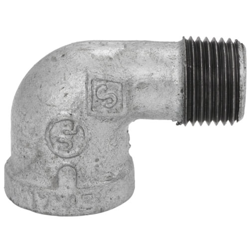 GVES050C - Bluefin GVES050C - 1/2" Galvanized Malleable 90° Street Elbow