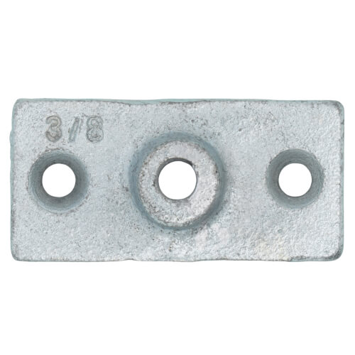 GVPL038T - Bluefin GVPL038T - 3/8" Electro-Galvanized Ceiling Plate