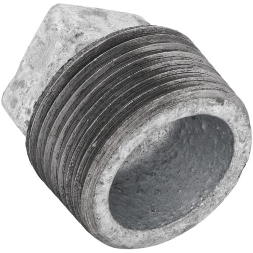 GVSP100C - Bluefin GVSP100C - 1" Galvanized Malleable Square Head Plug