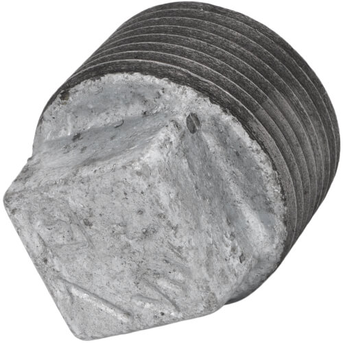 GVSP100C - Bluefin GVSP100C - 1" Galvanized Malleable Square Head Plug