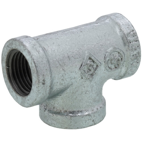 GVT050C - Bluefin GVT050C - 1/2" Galvanized Malleable Tee