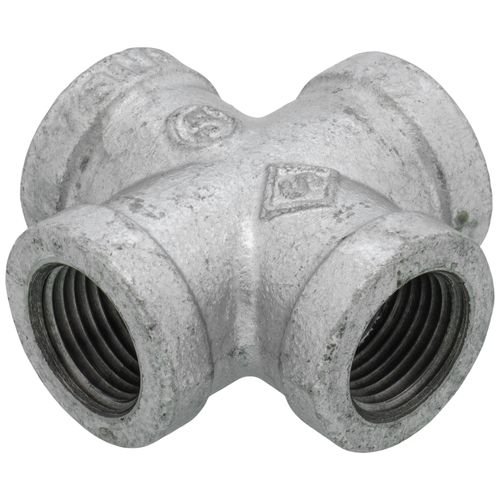 GVX050C - Bluefin GVX050C - 1/2" Galvanized Malleable Cross