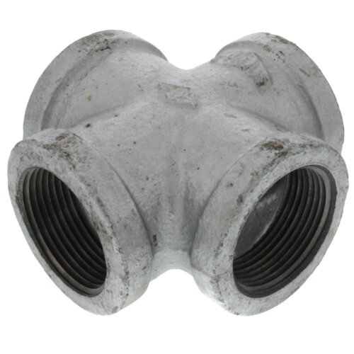 GVX125C - Bluefin GVX125C - 1-1/4" Galvanized Malleable Cross