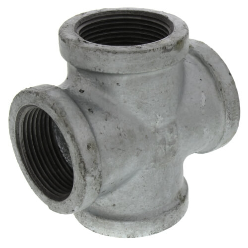 GVX125C - Bluefin GVX125C - 1-1/4" Galvanized Malleable Cross