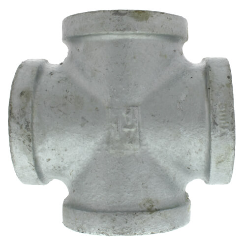 GVX125C - Bluefin GVX125C - 1-1/4" Galvanized Malleable Cross