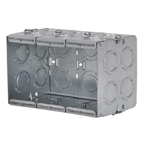 GW-335-G - Steel City GW-335-G - 3-1/2" Deep Gangable Masonry Box w/ 1/ ...