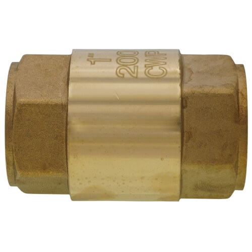 H-10744W - Webstone H-10744W - 1" FIP In-Line Spring Loaded Check Valve ...