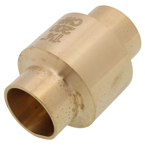 H-10755W - Webstone H-10755W - 1-1/4" Sweat Spring Loaded Check Valve ...