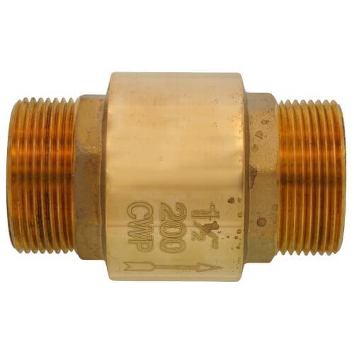 H-108G6W - Webstone H-108G6W - 1-1/2" G-Thread Forged DZR Brass In-Line ...