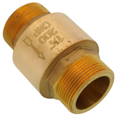 H-108G6W - Webstone H-108G6W - 1-1/2" G-Thread Forged DZR Brass In-Line ...