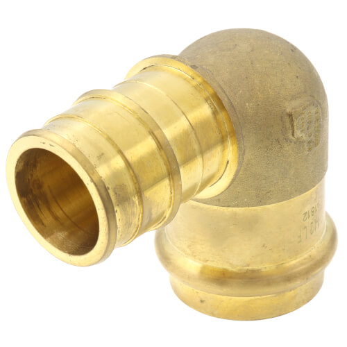 H-36846W - Webstone H-36846W - 1-1/2" Copper Press x Expansion PEX Brass 90° Elbow (Lead Free)