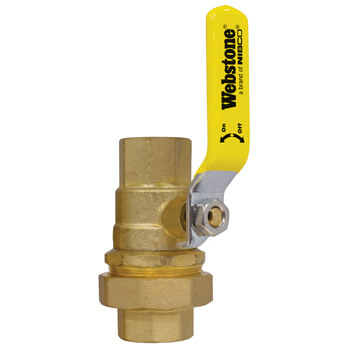 H-40423W-RB - Webstone H-40423W-RB - 3/4" IPS Isolator E-X-P Union Ball ...