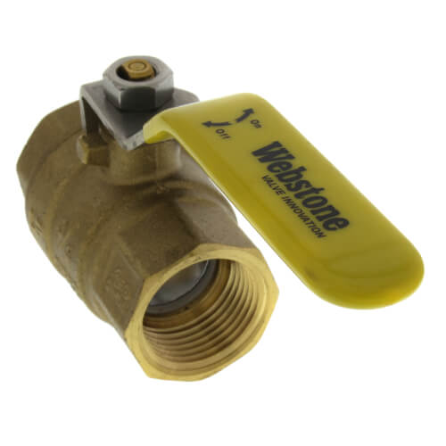 H-41704WSSL - Webstone H-41704WSSL - 1" Threaded Full Port Ball Valve w ...