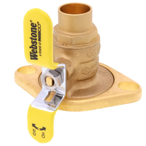 H-51403WHV - Webstone H-51403WHV - 3/4" Sweat High Velocity Full Port ...