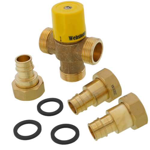 H-73103W-CE - Webstone H-73103W-CE - 3/4" Expansion PEX Thermostatic ...
