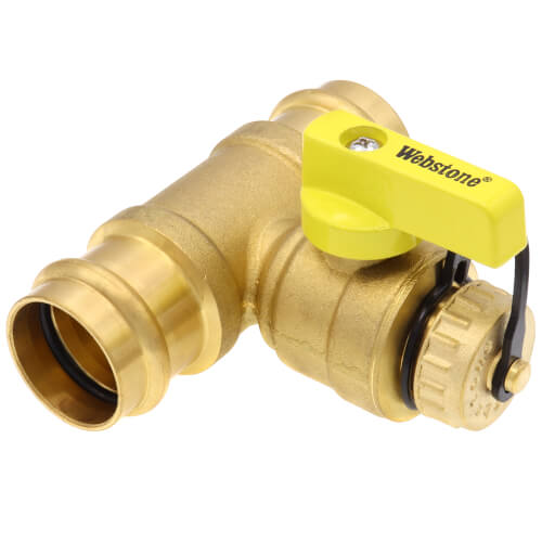 H-80674W - Webstone H-80674W - 1" Pro-Pal Press Full Port T-Drain Ball ...