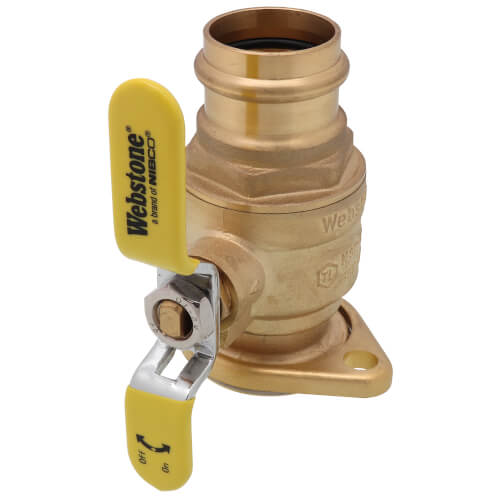 H-81406W - Webstone H-81406W - 1-1/2" Press Full Port Forged Brass Uni ...