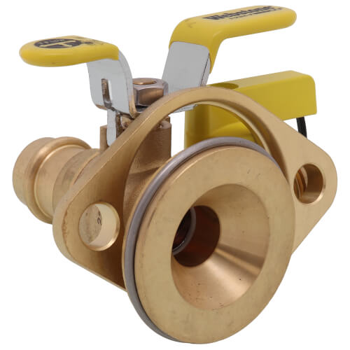 H-81413W - Webstone H-81413W - 3/4" Press Full Port Brass Uni-Flange ...