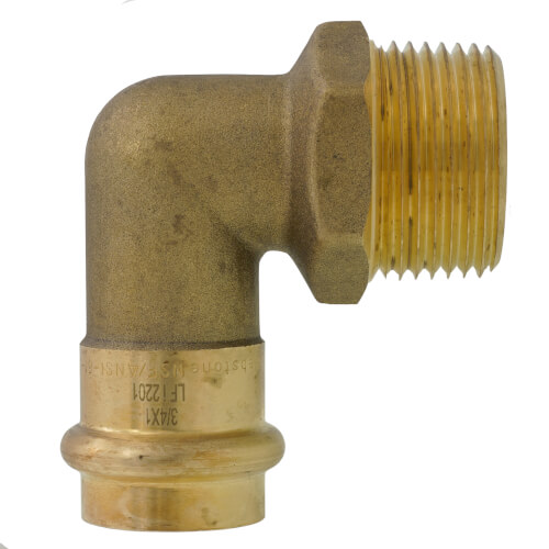 H-86243W-RX - Webstone H-86243W-RX - 3/4" Copper Press x 1" MIP Forged ...