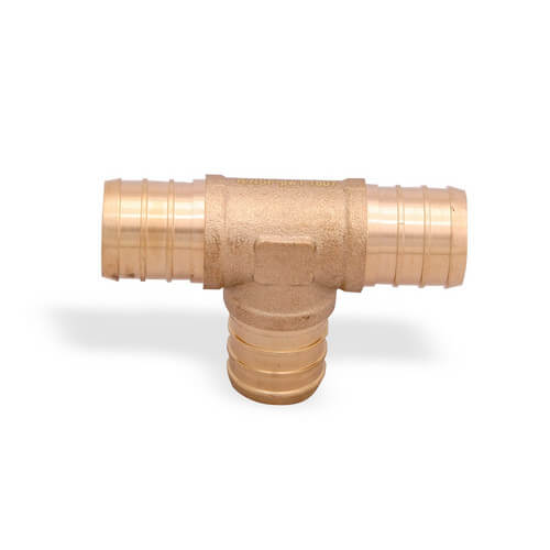 H051000 - Rifeng H051000 - 1" PEX x 1" PEX x 1" PEX Brass Tee