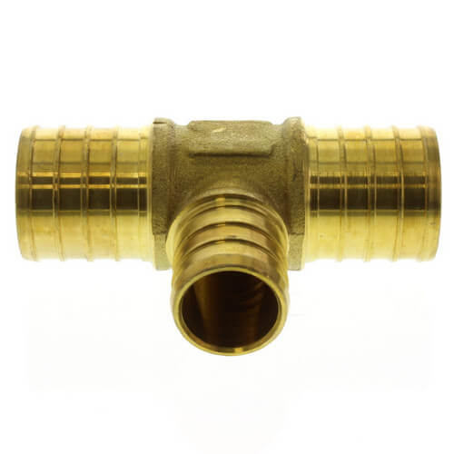 H051175LF - Rifeng H051175LF - 1" PEX x 1" PEX x 3/4" PEX Brass Tee ...