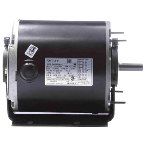 H1025A - Century H1025A - 48Y Frame Totally Enclosed Resilient Base 3 ...