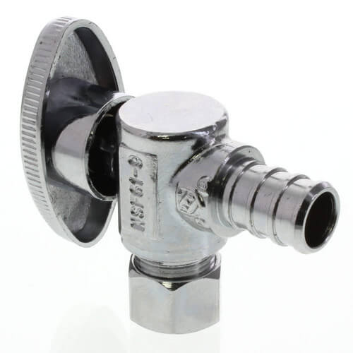 H160500LF - Rifeng H160500LF - 1/2" PEX Angle Stop (1/4 Turn) (Lead Free)