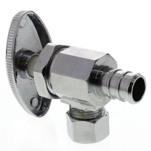 H210500LF - Rifeng H210500LF - 1/2" PEX Angle Stop (Full Turn) (Lead Free)