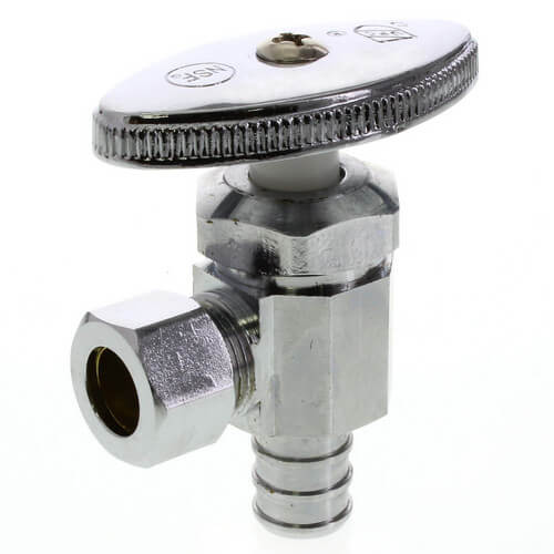 H210500LF - Rifeng H210500LF - 1/2" PEX Angle Stop (Full Turn) (Lead Free)