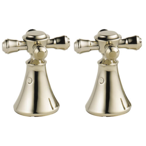 H295PN - Delta H295PN - Nickel Metal Cross Handle Set for Bar/Prep ...