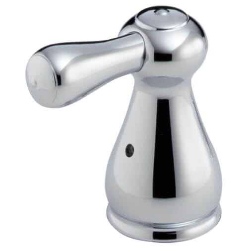 H678 - Delta H678 - Chrome Metal 2 Lever Handle Set for Leland Roman Tub