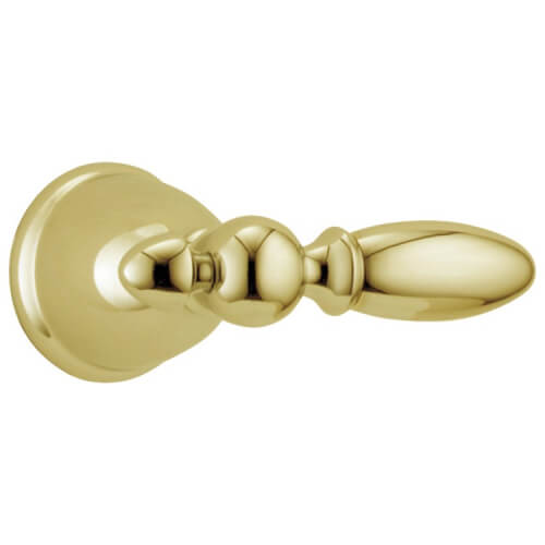 H716PB - Delta H716PB - Victorian Polished Brass Metal Lever Handle Kit ...