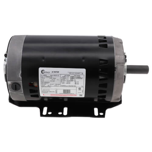 H845 - Century H845 - 6-1/2" 3-Phase OPD Resilient Base Motor (460/200 ...