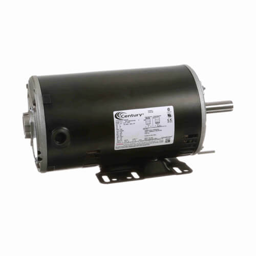 H886LES - Century H886LES - 6-1/2" 3-Phase OPD Motor w/ 56HZ Frame (230 ...