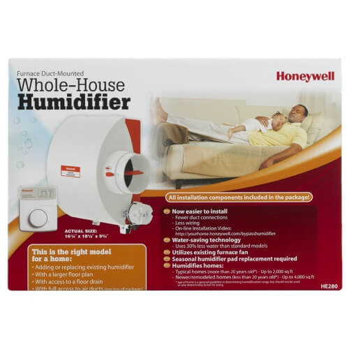 HE280A2001 - Honeywell HE280A2001 - Whole House Bypass Humidifier w ...