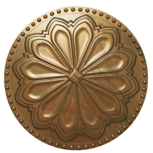 HEFL02 - Creative Cleanout Covers HEFL02 - 6" Hermosa Flat Decorative ...