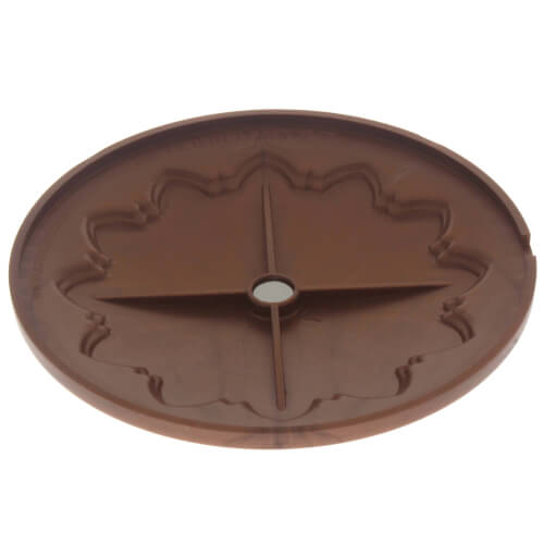HEFL04 - Creative Cleanout Covers HEFL04 - 6" Hermosa Flat Decorative ...