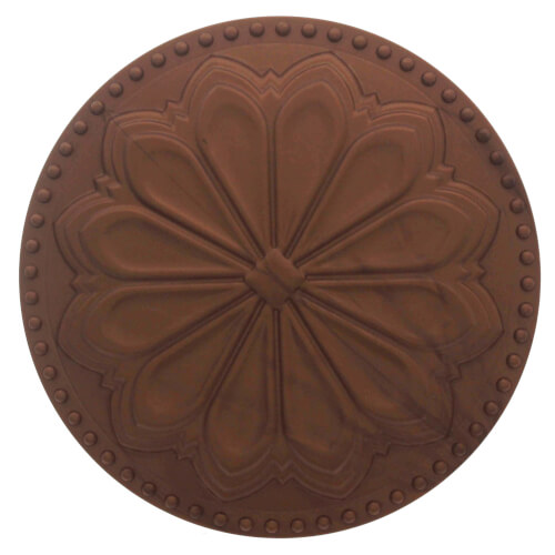 HEFL04 - Creative Cleanout Covers HEFL04 - 6" Hermosa Flat Decorative ...