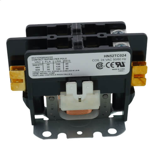 HN52TC024 - Carrier HN52TC024 - 2 Pole Contactor, 24V 32 Amp, HN52TC024