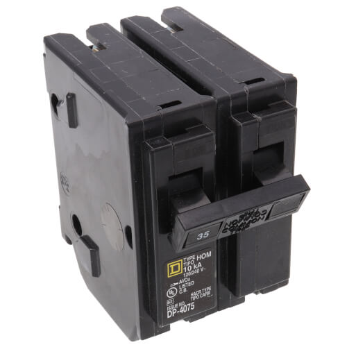 HOM235 - Square D HOM235 - Homeline 2 Pole Miniature Circuit Breaker ...
