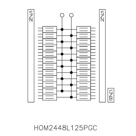 HOM2448L125PGC - Square D HOM2448L125PGC - Homeline 24 Space, 48 ...