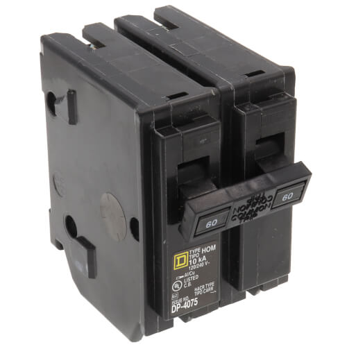 HOM260 - Square D HOM260 - Homeline 2 Pole Miniature Circuit Breaker (120/240V, 60A)