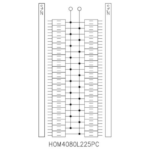 HOM4080L225PC - Square D HOM4080L225PC - Homeline 40 Space, 80 Circuit ...