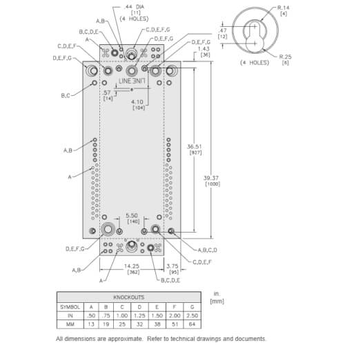HOM4284L225PC - Square D HOM4284L225PC - Homeline 42 Space, 84 Circuit ...