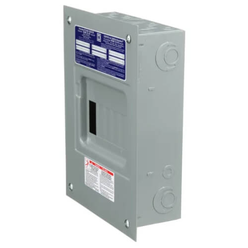 HOM612L100F - Square D HOM612L100F - Homeline 6 Space, 12 Circuit Load ...