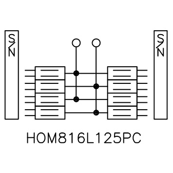 HOM816L125PC - Square D HOM816L125PC - Homeline 8 Space, 16 Circuit ...