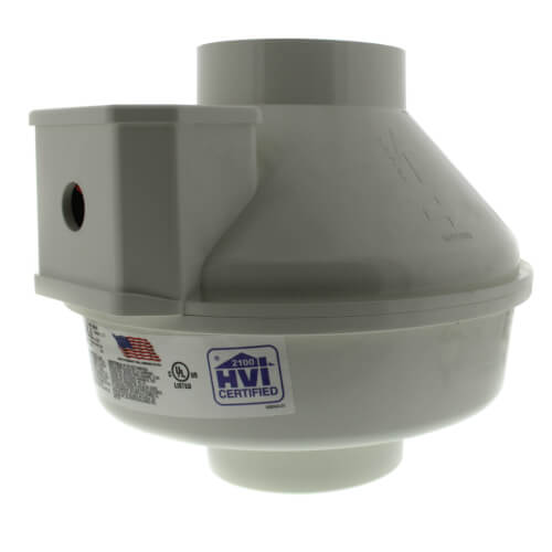 HP2133 - Fantech HP2133 - HP Series Inline Radon Fan, 4.5" Duct (134 CFM)