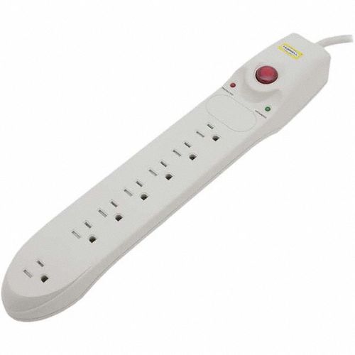 HBL7PS1050A - Hubbell HBL7PS1050A - 7 Outlets, 15A, 125v Surge Power ...